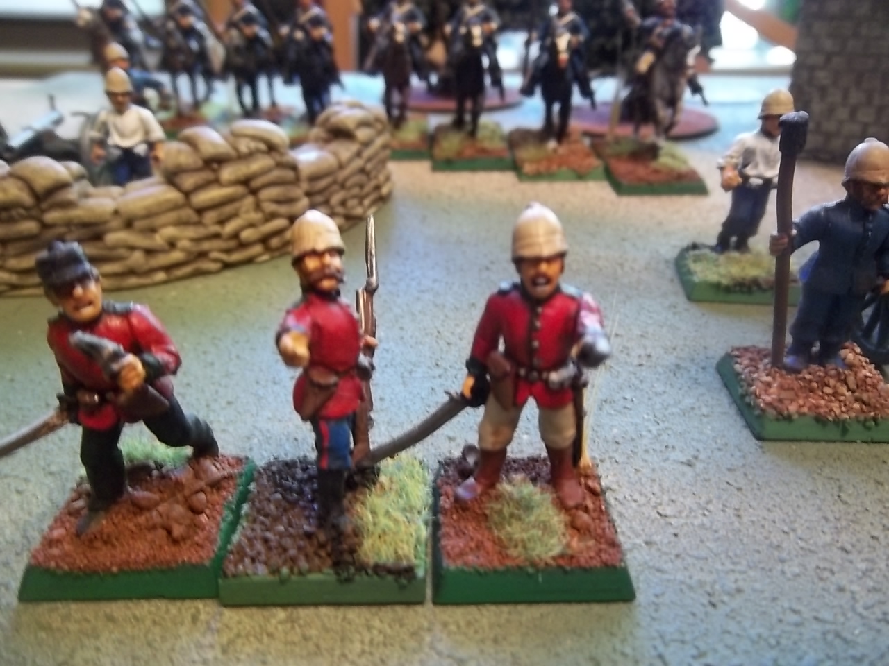 Stepman3 Wargaming: More shots Of Colonial Brits...28mm