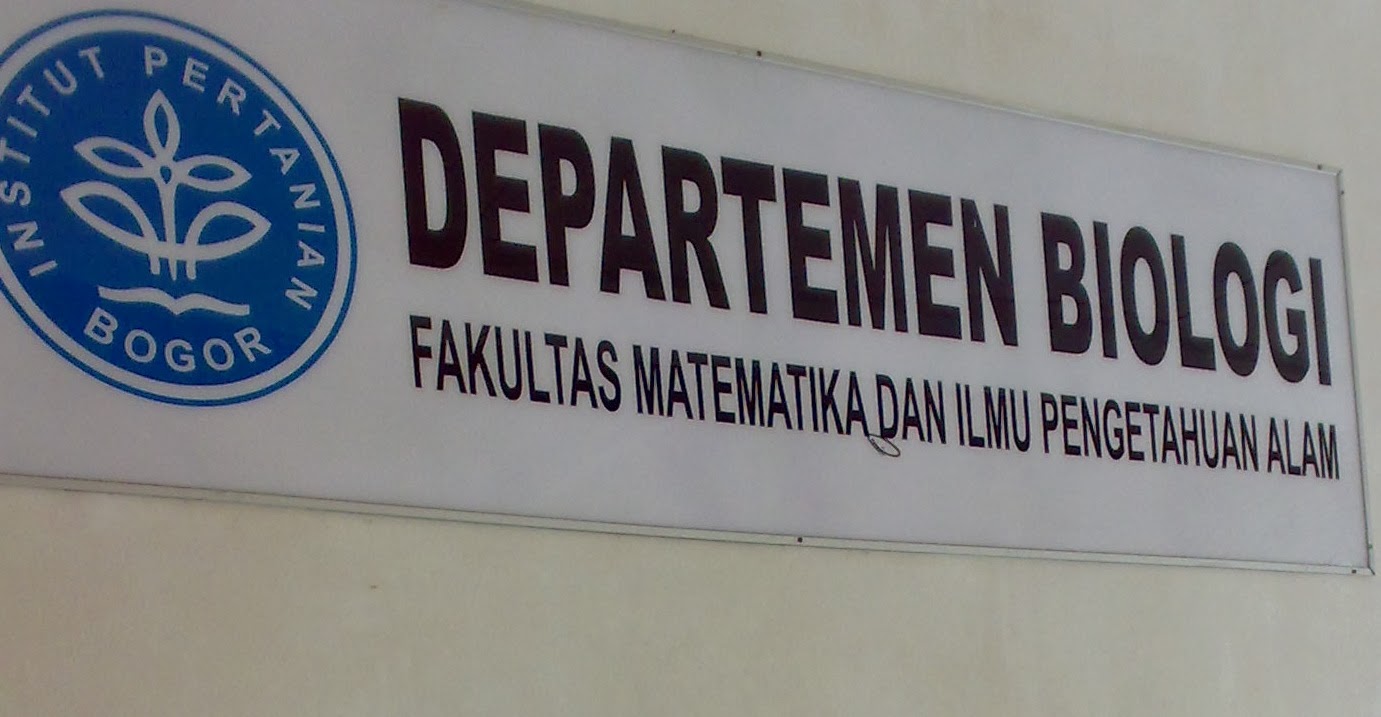 Coretan Penaku : Biologi: Sejarah Depatemen Biologi IPB