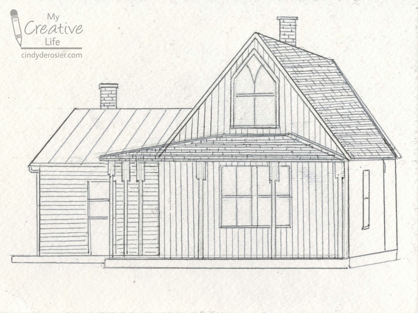 Cindy deRosier: My Creative Life: Iowa's American Gothic House