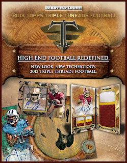 DCS Sports Cards Blog: 2013 Topps Triple Threads Football Cards