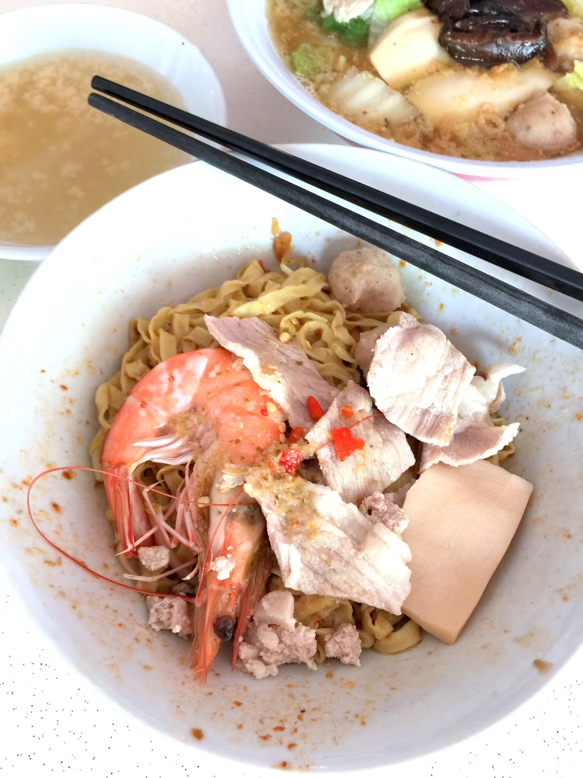 Ah Hoe Mee Pok : Japanese Chef Cooks Mee Pok