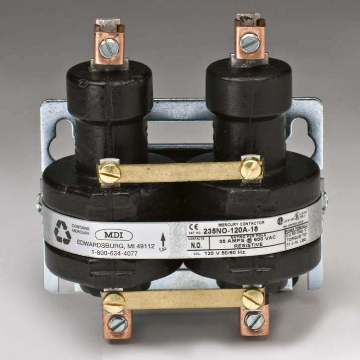 Industrial Electric Switches: MDI 35 Amp Mercury Contactors / Relays