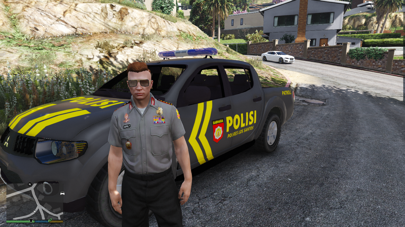 INDO5-MODS: MOD GTA 5 SERAGAM / SKIN POLISI KAPOLDA [EUP] GTA 5