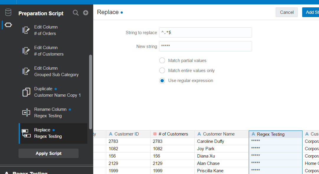 Oracle Underground Bi And Dataviz Mask Or Anonymize Sensitive Data In Oracle Analytics