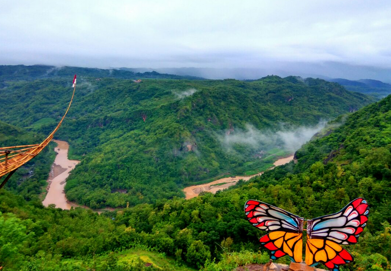 Wisata coban Rais dan spot bukit Bulu Batu Flower Garden | Surabaya ...