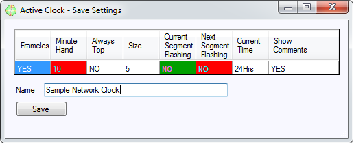 BCC » Tutorials : Active Clock (Frameless)