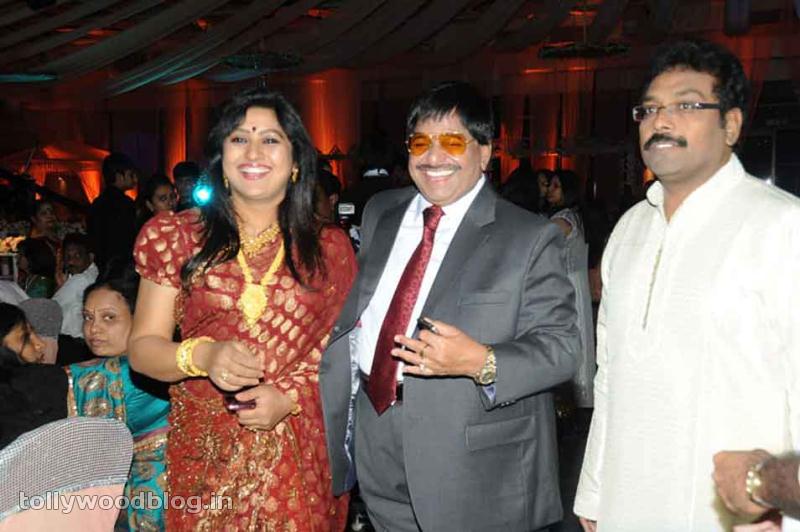 Tollywood Celebrities @ Ambika Krishna Son Marriage Reception