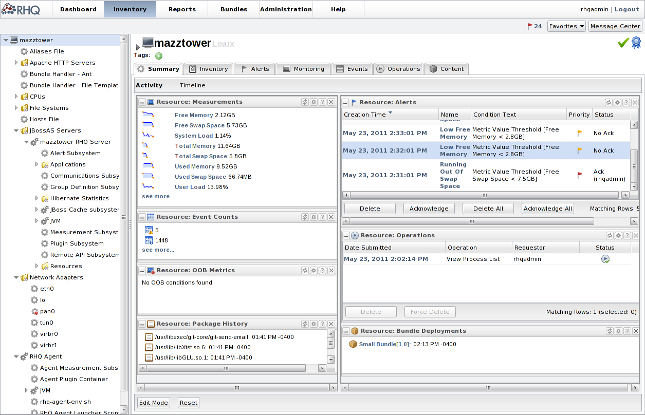 Thoughts From A Management Platform Developer: RHQ 4 Has Been Released