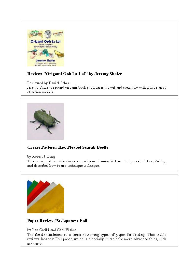 Origami The Fold Magazine 3 - Ruby Book Origami