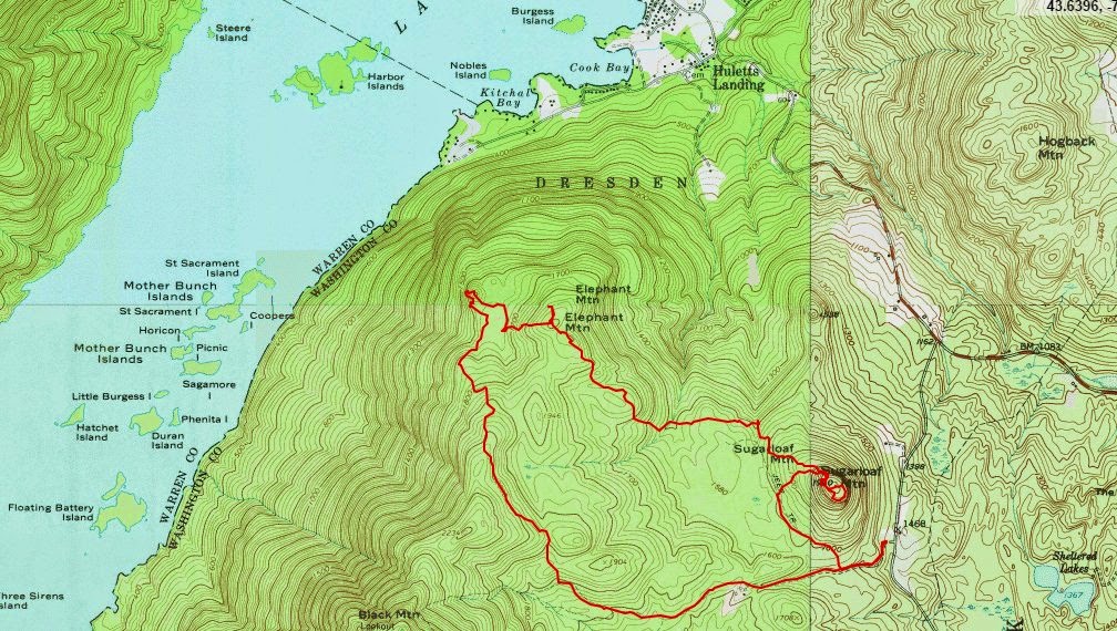 Off on Adventure: Elephant Mountain and Sugarloaf Mountain - Lake ...
