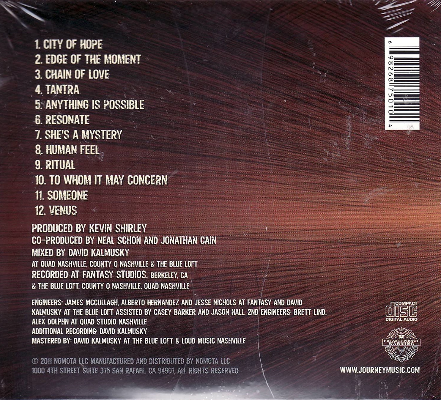 Classic Rock Covers Database: Journey - Eclipse (2011)