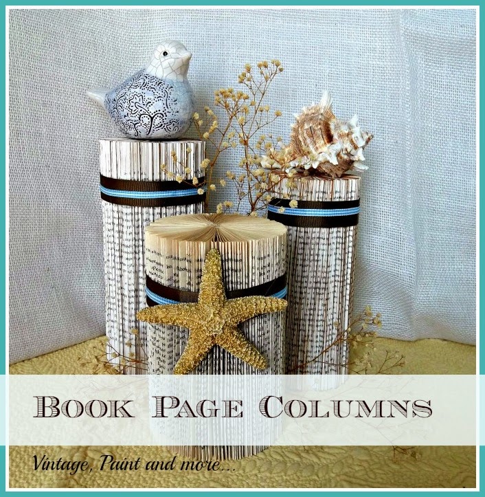 Tweak It Tuesday - Book Page Columns | Vintage, Paint and more...