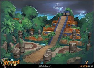 Nik Draws: Work! Wizard101-Azteca