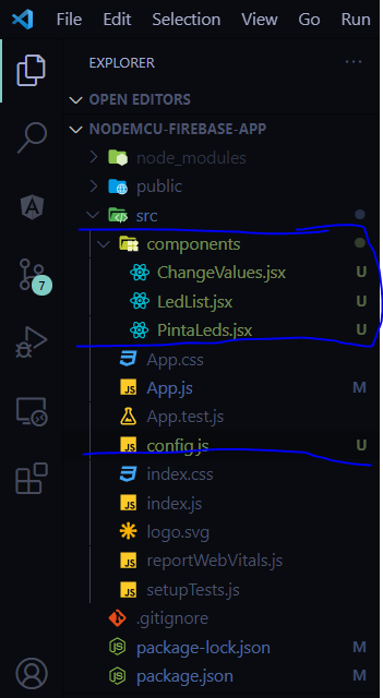 ReactJS Firebase esp8266 Nodemcu Led RGB Frontend - Arduino