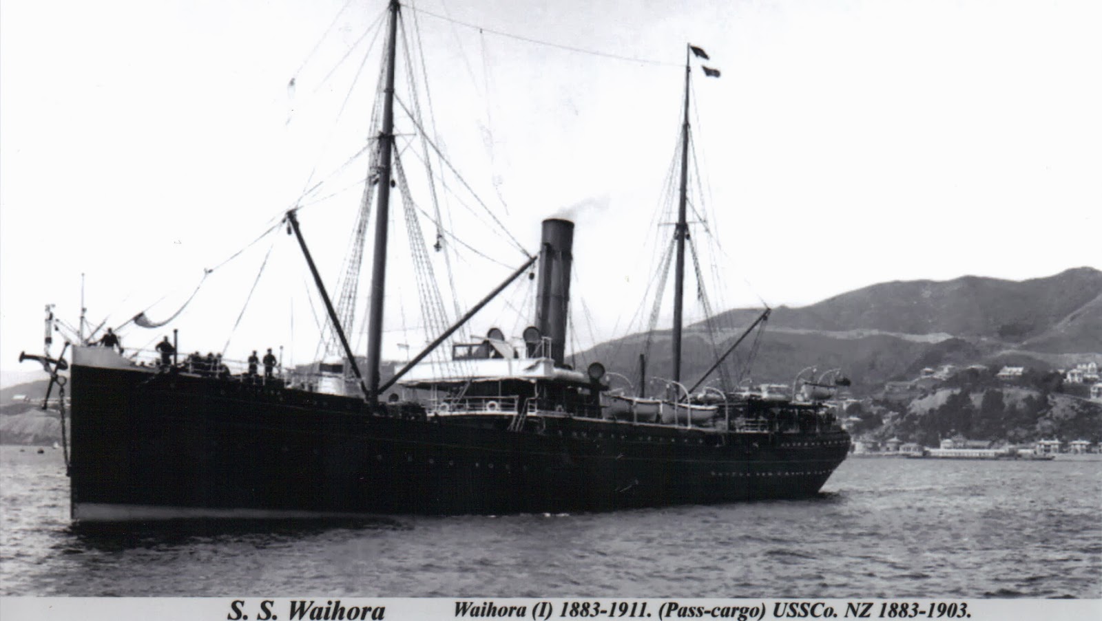 Genealogically Speaking: Sunday's Ship: The SS Waihora