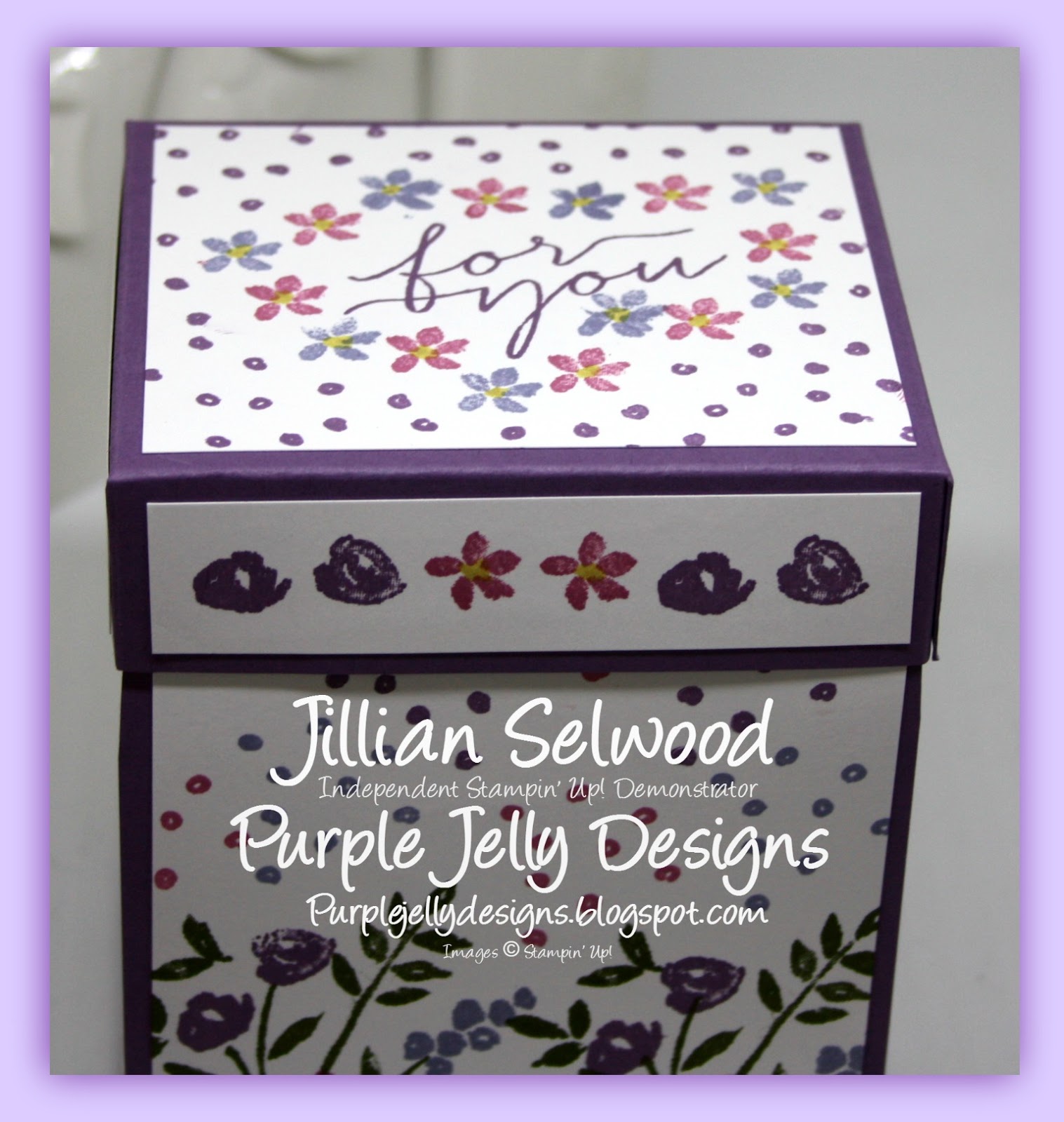Purple Jelly Designs: Exploding box