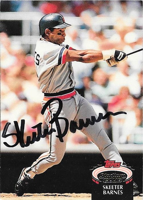 foul bunt: TTM Success - Skeeter Barnes