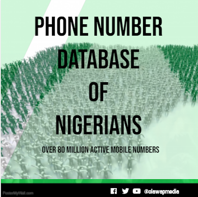 2019 Nigerian States / LGA Phone Numbers Database - Olawap Media