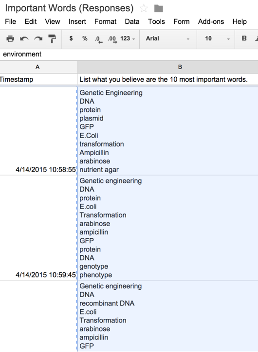 Moving Forward: Updating a Vocabulary Lesson - 10 Important Words