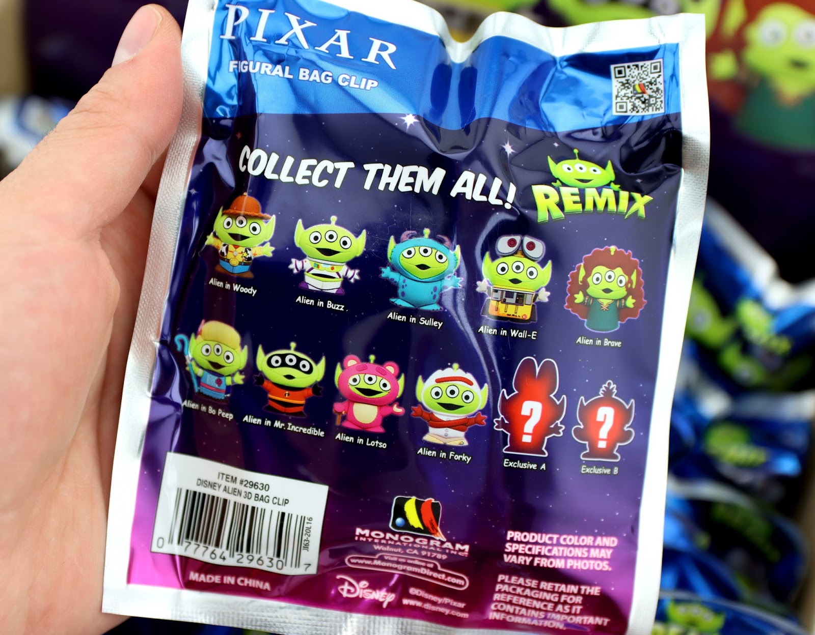 Dan the Pixar Fan: Monogram International Pixar Alien Remix Figural Bag ...