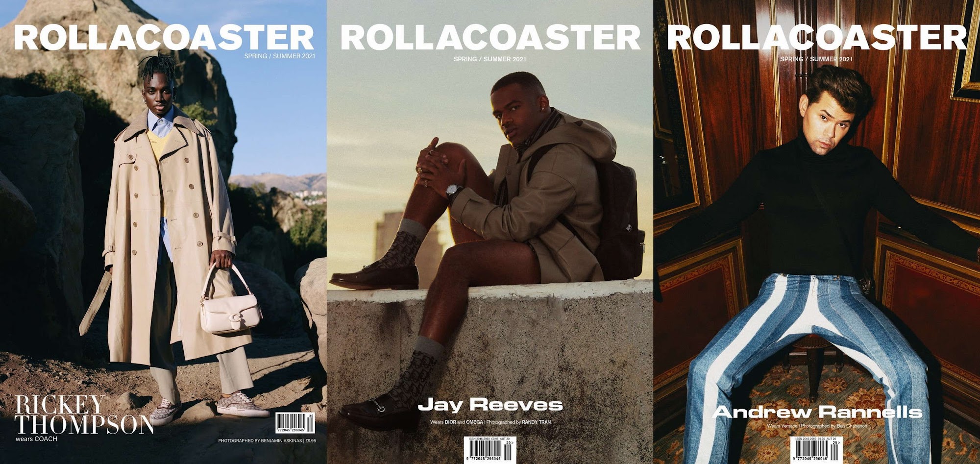Ricky Thompson, Andrew Rannells y Jay Reeves para ROLLACOASTER Magazine ...