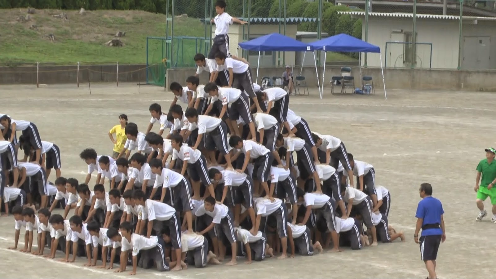 The Tiger Who Came to Tea: Human Pyramid