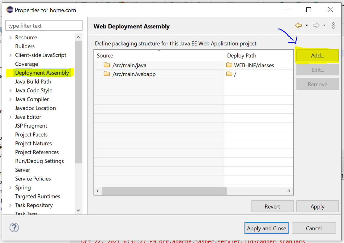 Javalangclassnotfoundexceptionrvletdispatcherservlet Javabynataraj