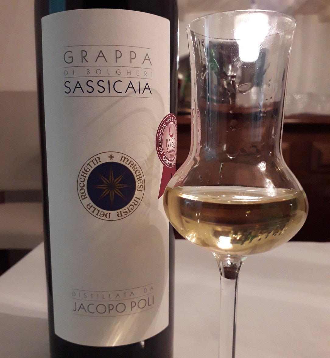 Sobre vinhos e afins: Grappa di Sassicaia