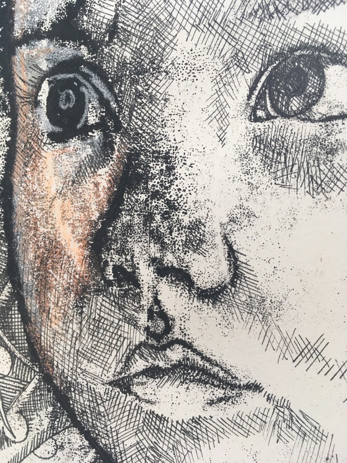 Monoprints with drawing