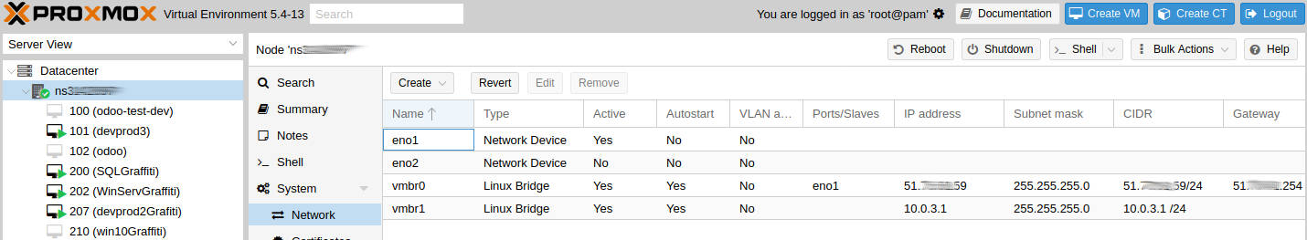 How to set up Proxmox network in hybrid mode? | Technologia ...