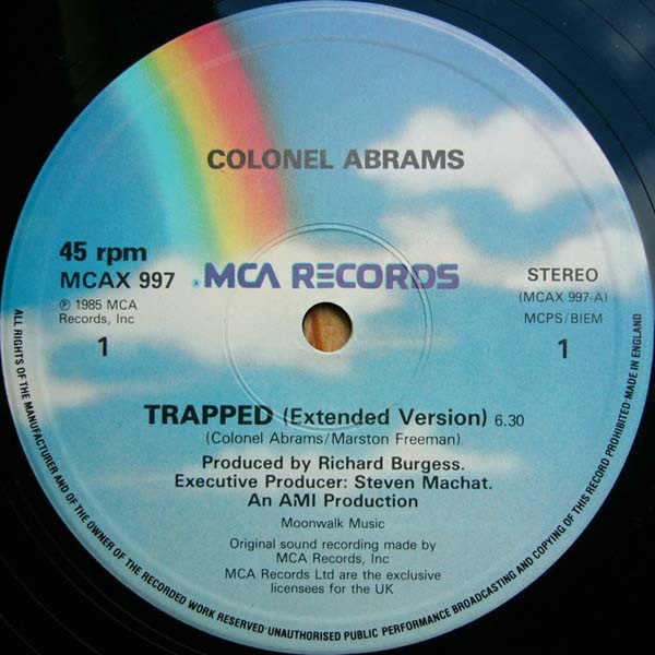 New Funk Classic Master: Colonel Abrams - Trapped (12'') (1985)