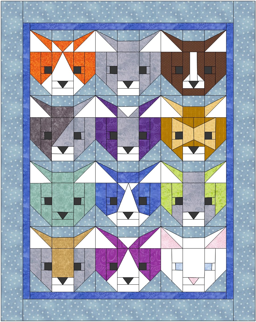 Quilt Art Design: Paper Link Up #32