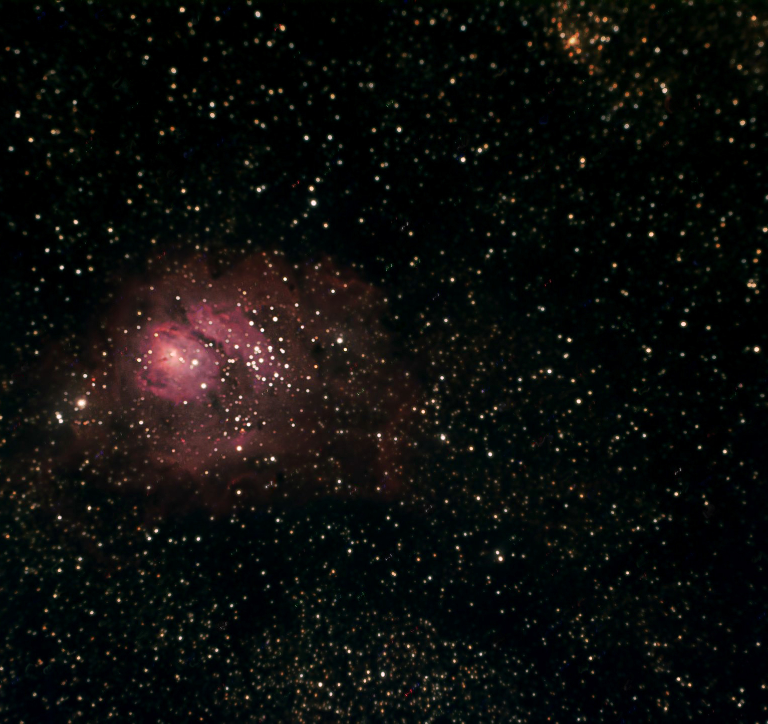 RED N BLUE OBSERVATORY: Lagoon Nebula 7-12-13