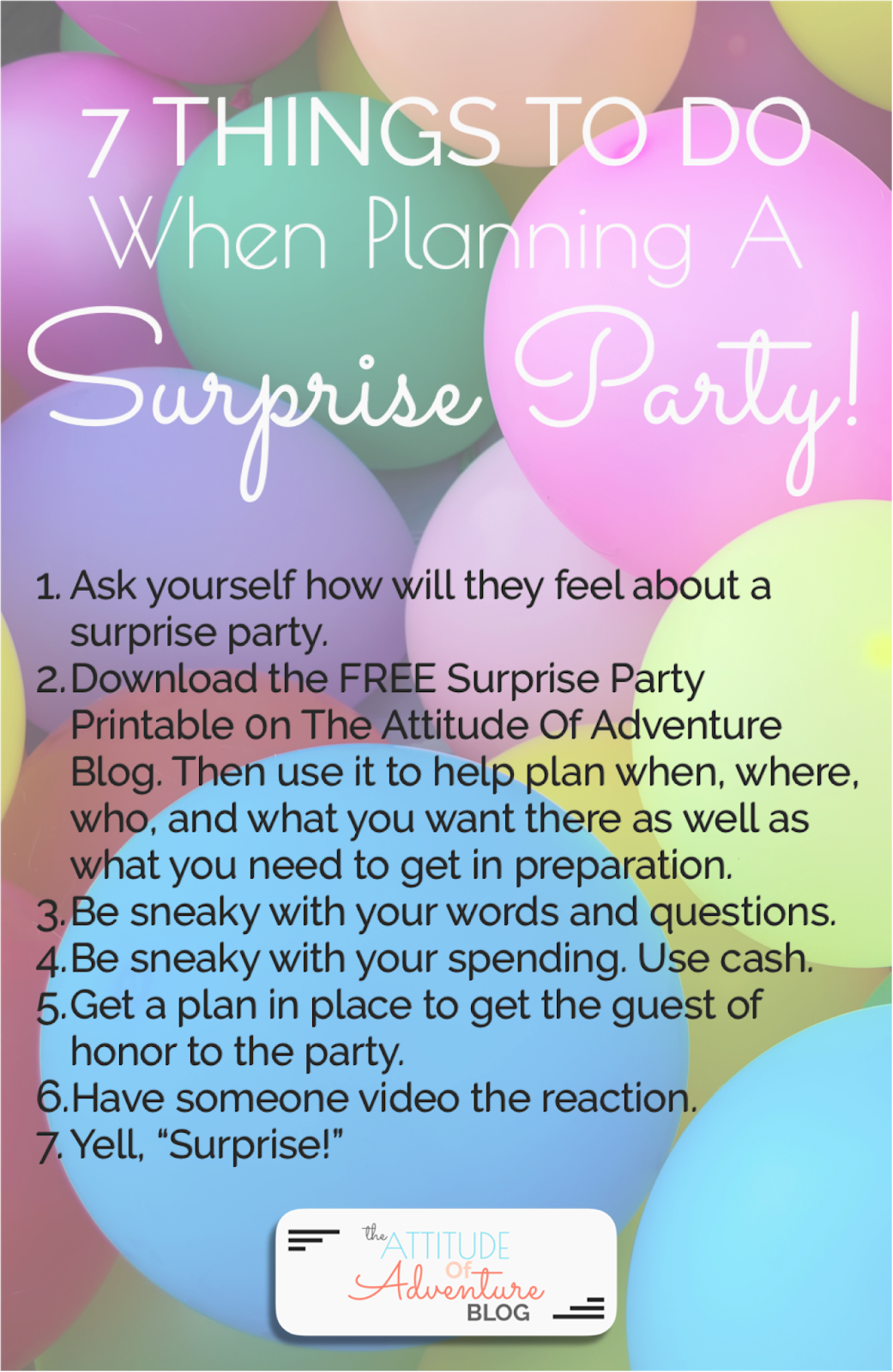 5 Things That Surprised Me About Planning A Surprise Party | The ...