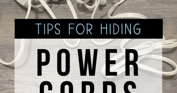 She's Crafty: Tips for hiding power cords