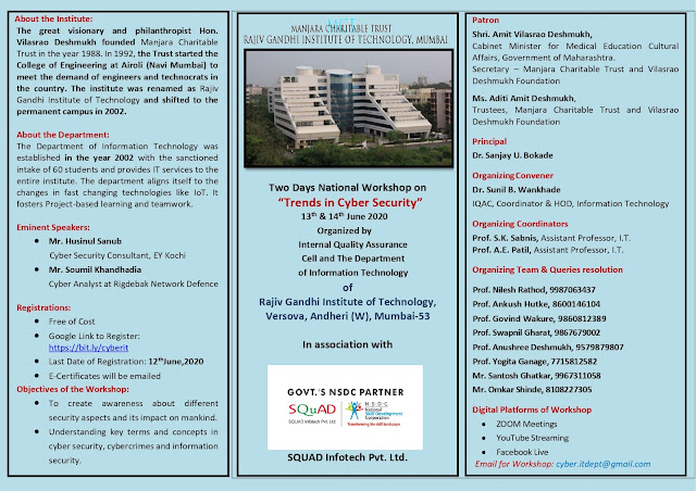 Computer Engineering MCT'S RGIT - MUMBAI: Two Days National Workshop on ...