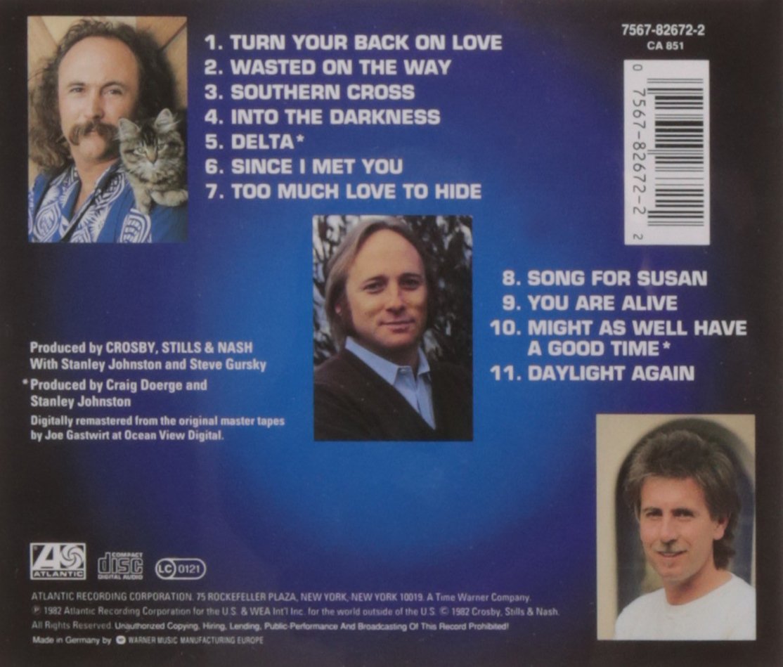 Classic Rock Covers Database: Crosby, Stills & Nash - Daylight Again (1982)
