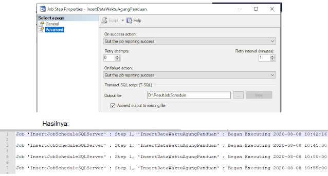Job Schedule Pada SQL Server Dengan SSMS dan Query - AGUNG TUTORIAL