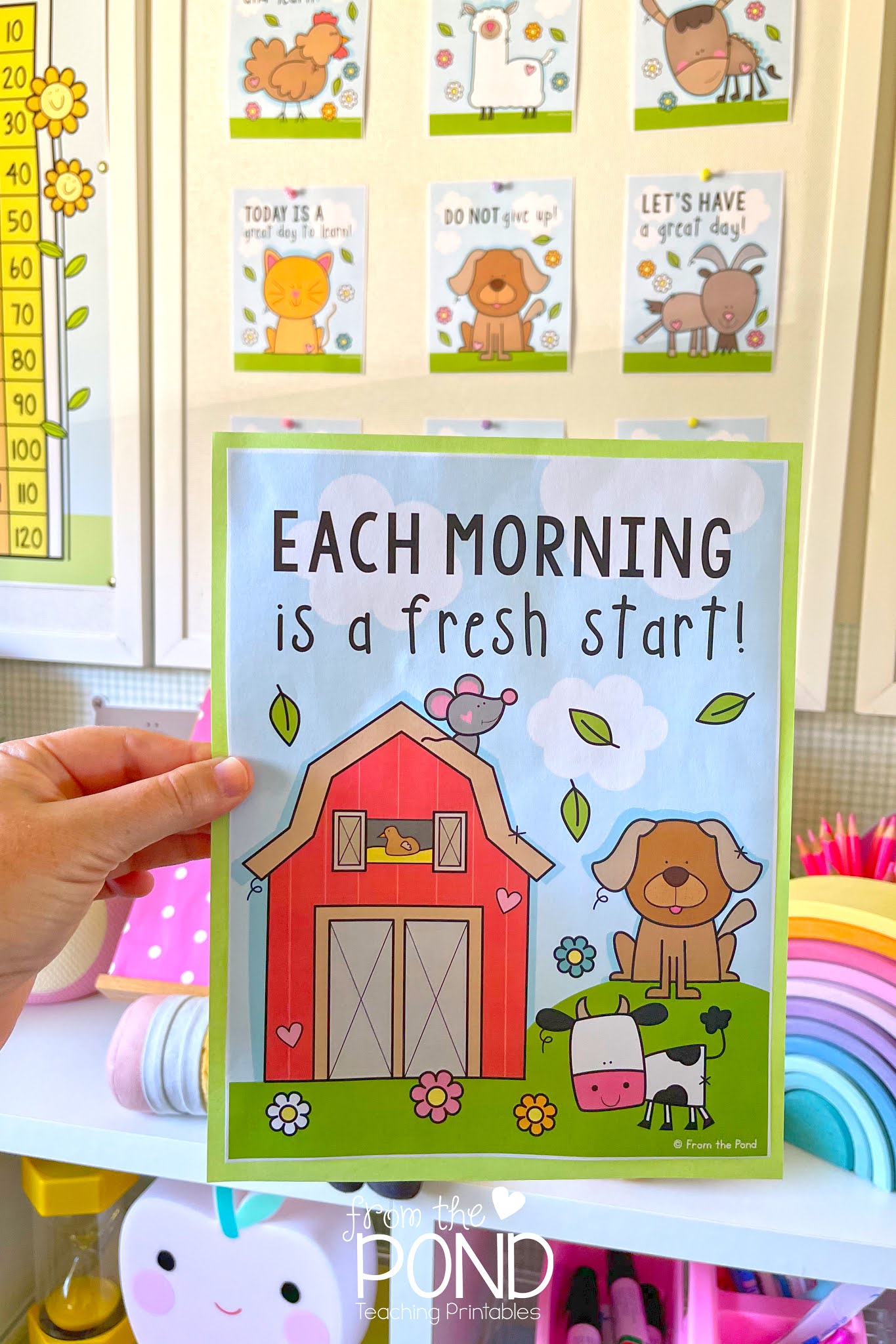 Cute Classroom Posters Set 8 | From the Pond