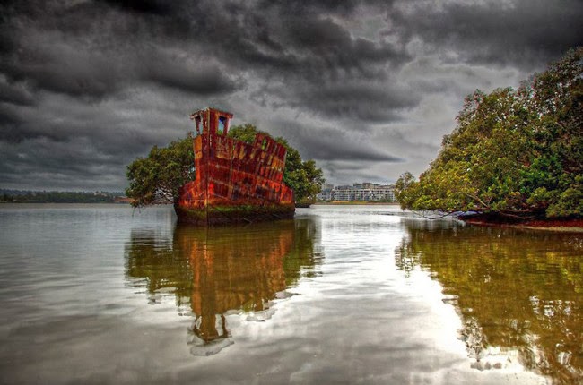 Deserted Places: SS Ayrfield, Sydney's floating forest
