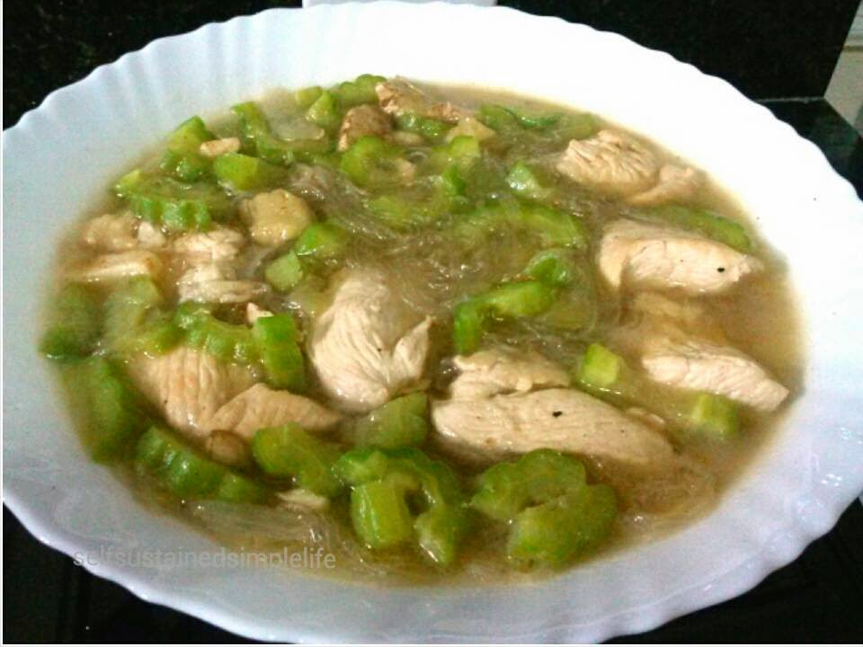 Our Journey to a Simple Life: Tinolang Manok sa Ampalaya (Chicken ...