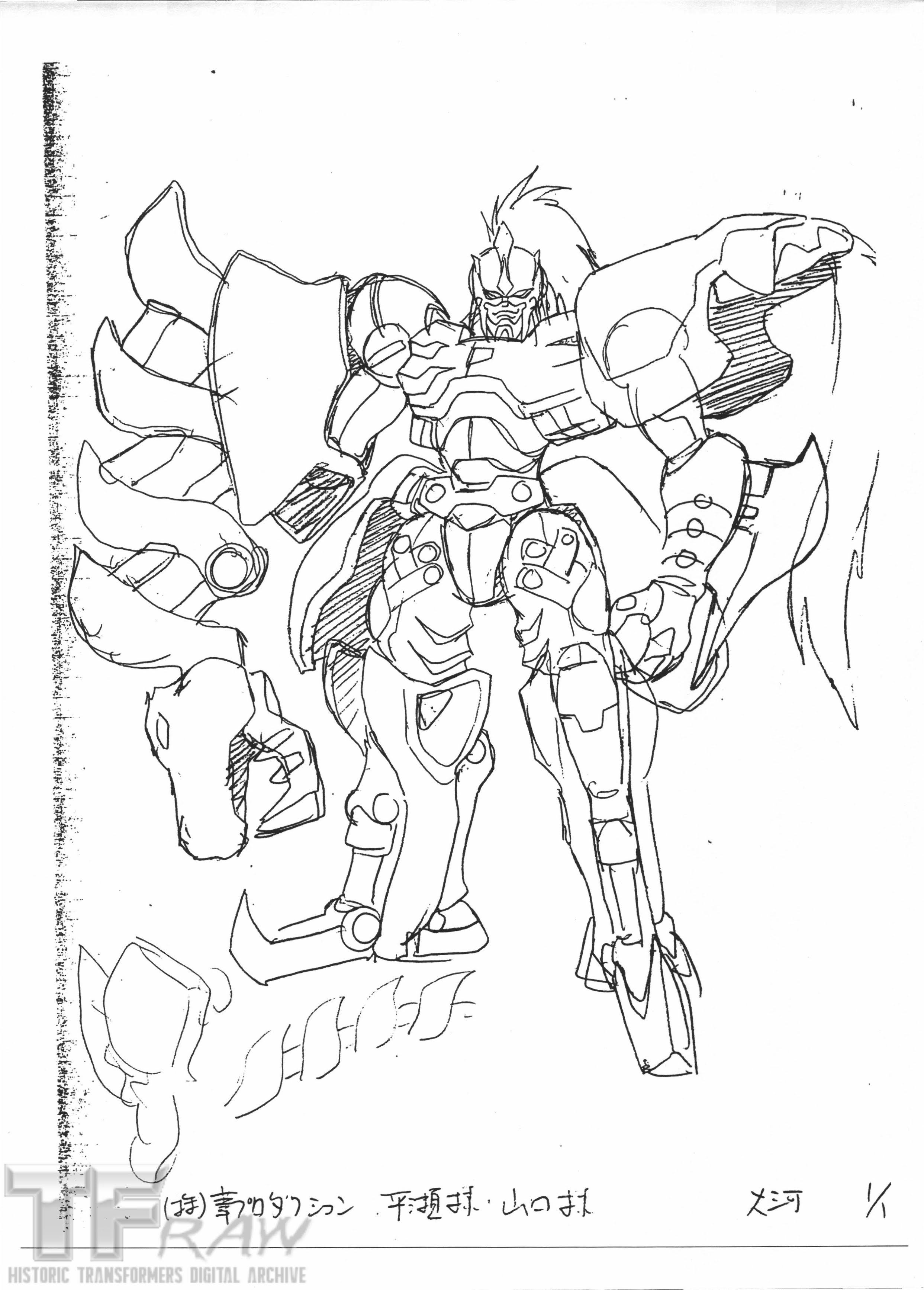 Beast Wars Neo Model Sheets