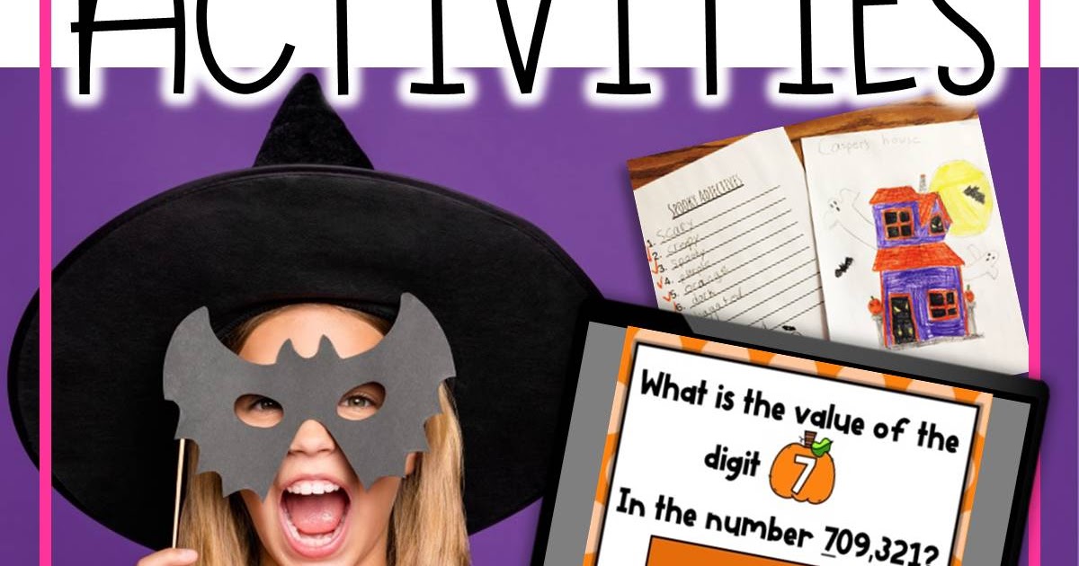 Tails of Teaching: 6 No Prep Halloween Activities