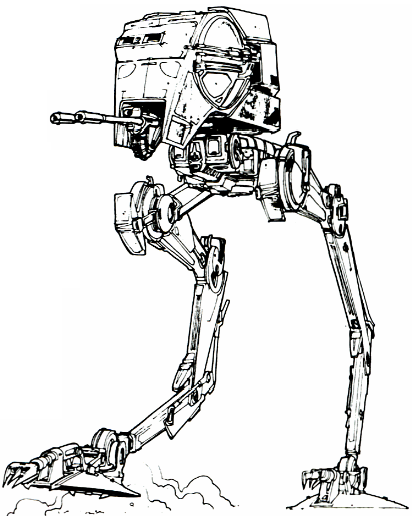 Kyoji's life: AT-ST Reference.