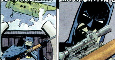 Deconstructing Dark Knight Returns: Batman Using Guns