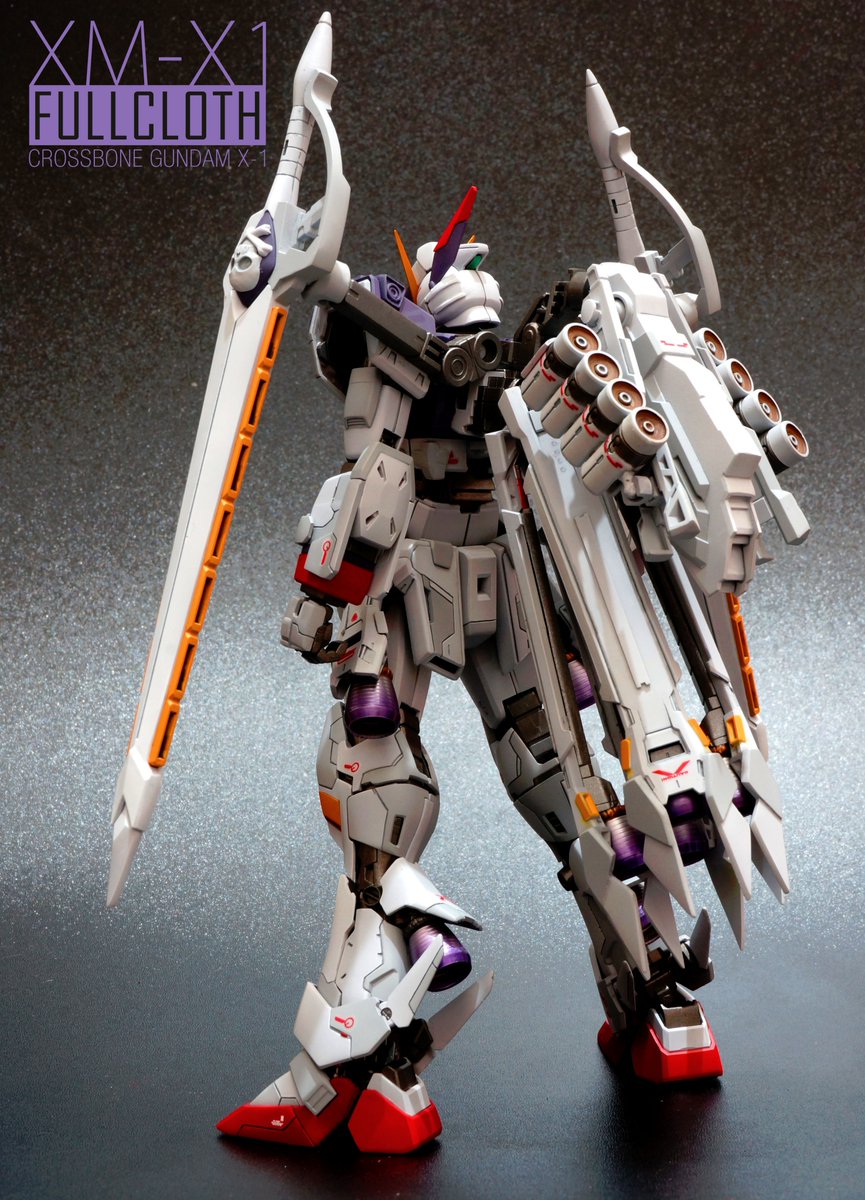 GUNDAM GUY: MG 1/100 Gundam Crossbone XM-X1 Full Cloth - Customized Build