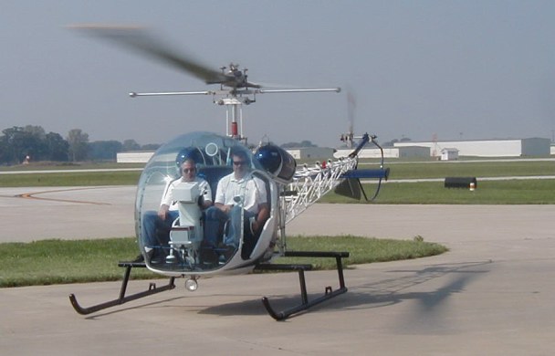 Jet Airlines: Bell 47 helicopter