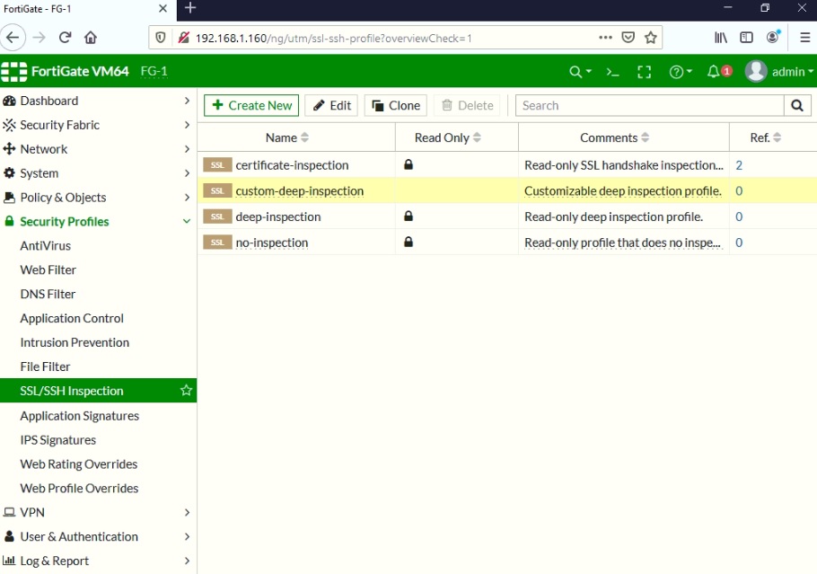 My Cybersecurity Journal: Fortigate SSL/TLS Inspection