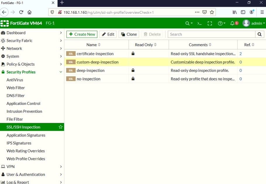 My Cybersecurity Journal: Fortigate SSL/TLS Inspection
