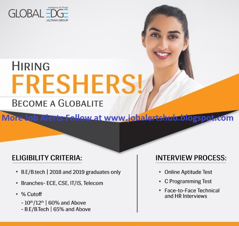 GLOBAL DG - Hiring for Fresher Engineering Graduates (ECE / CSE / IT/IS ...